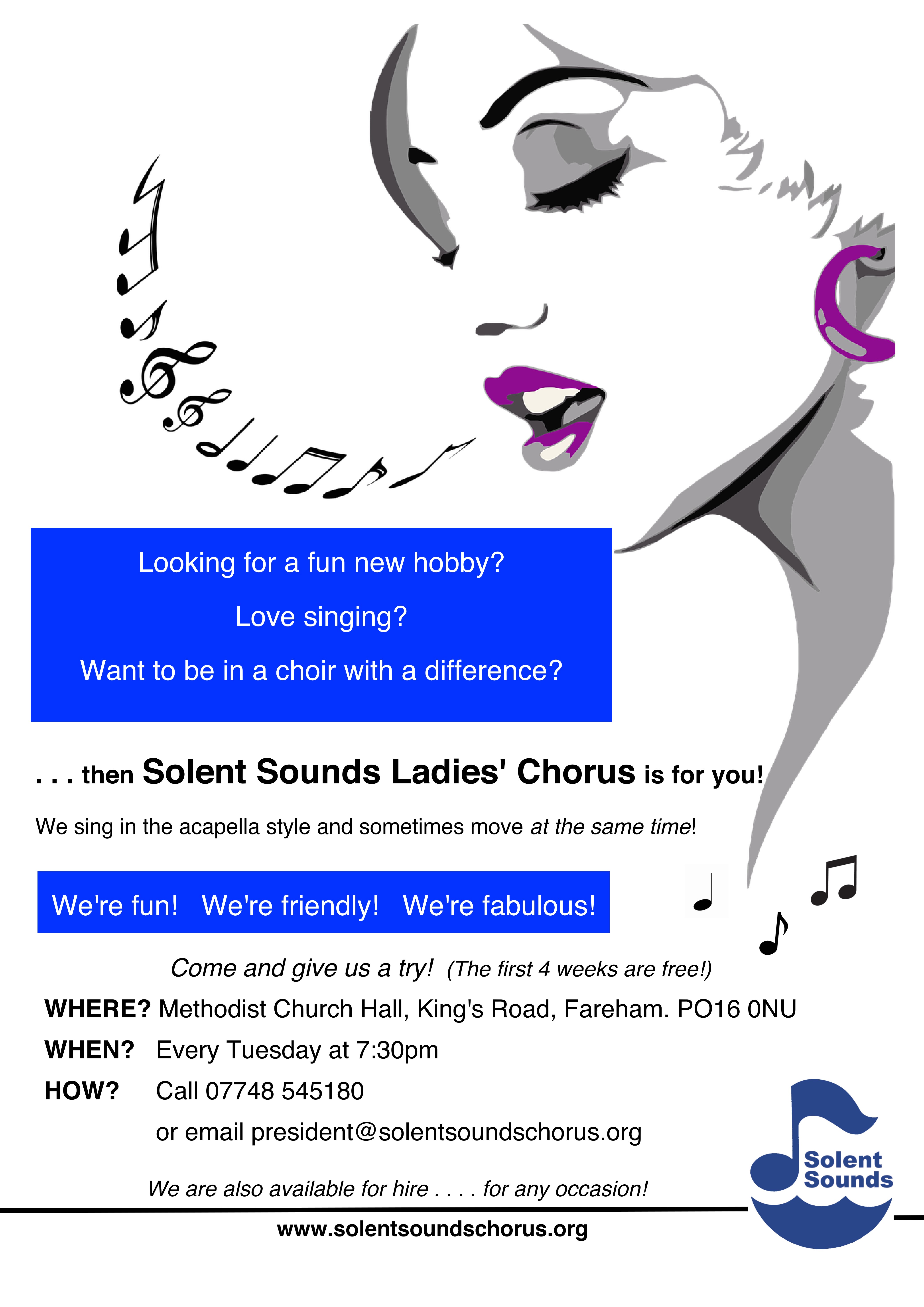 Solent Sounds Chorus – We Love to Sing!